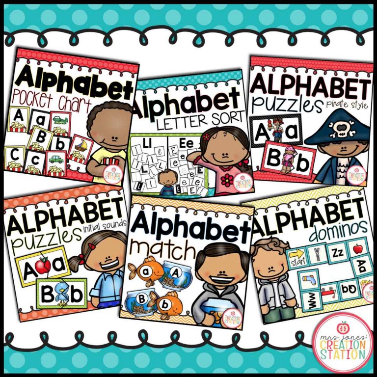 Alphabet Activities - Mrs. Jones Creation Station