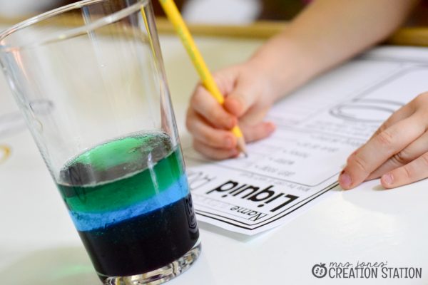 Liquid Rainbow Science Experiment - Mrs. Jones Creation Station