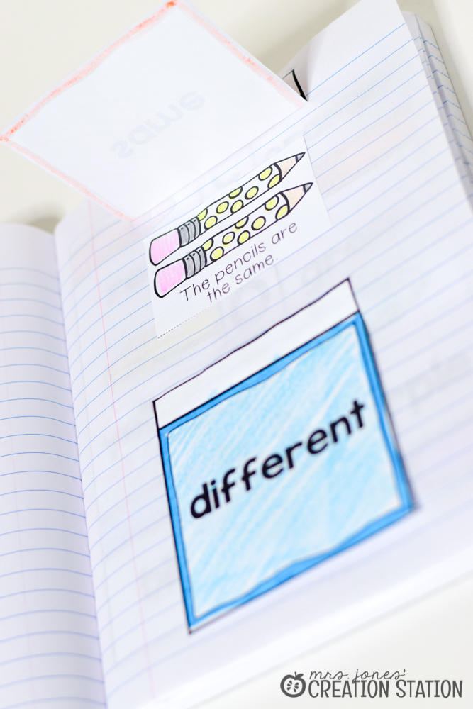 Same and Different Sorting Activities | Mrs. Jones' Creation Station