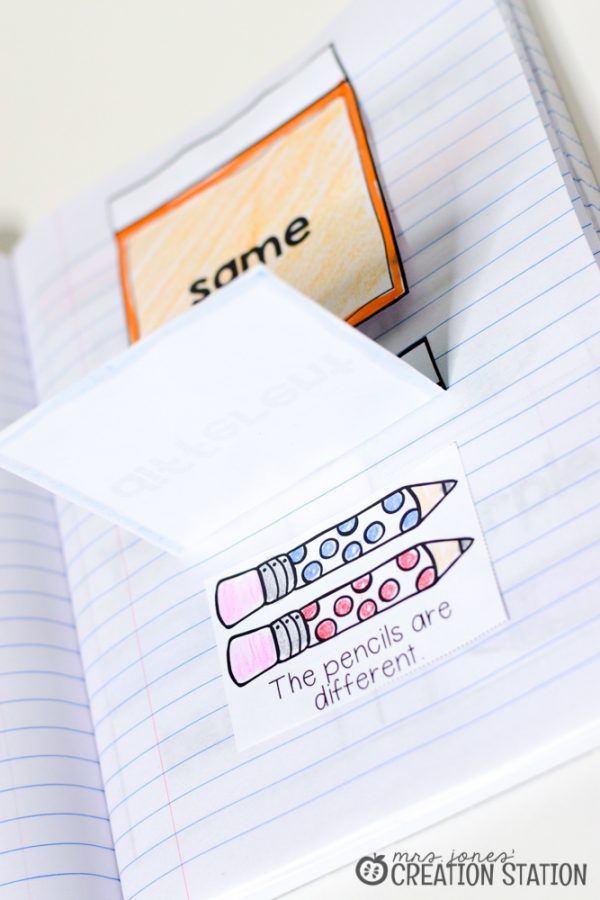 Same and Different Sorting Activities | Mrs. Jones' Creation Station