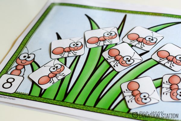 Counting Ants Math Game - Mrs. Jones Creation Station