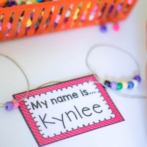 Welcome Name Tag Necklaces for the First Day of School - Mrs. Jones ...