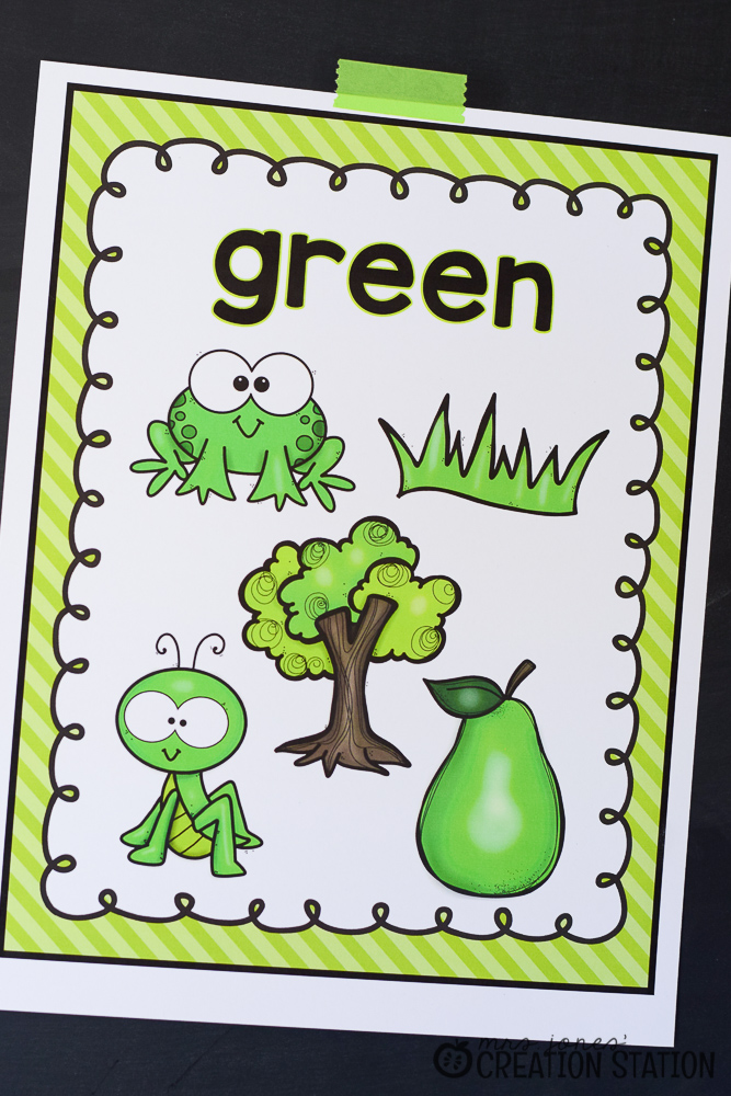 Real Life Color Posters - Mrs. Jones Creation Station
