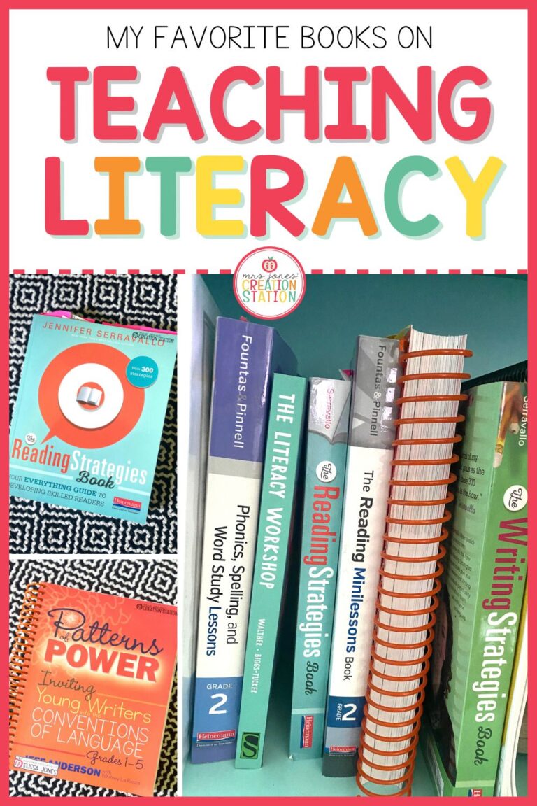 My Favorite Books on Teaching Literacy - Mrs. Jones Creation Station