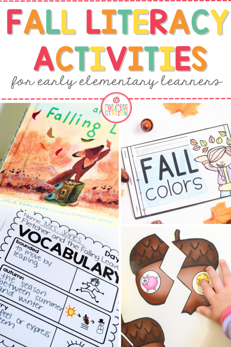 Fall Activities to Encourage Literacy - Mrs. Jones Creation Station
