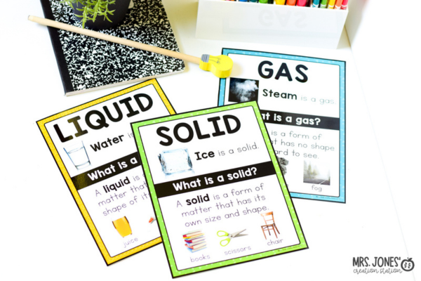 STATES OF MATTER ACTIVITIES FOR KINDERGARTEN - Mrs. Jones Creation Station