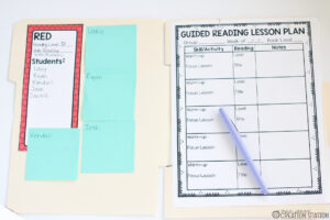 GUIDED READING DOCUMENTATION FOLDER - Mrs. Jones Creation Station