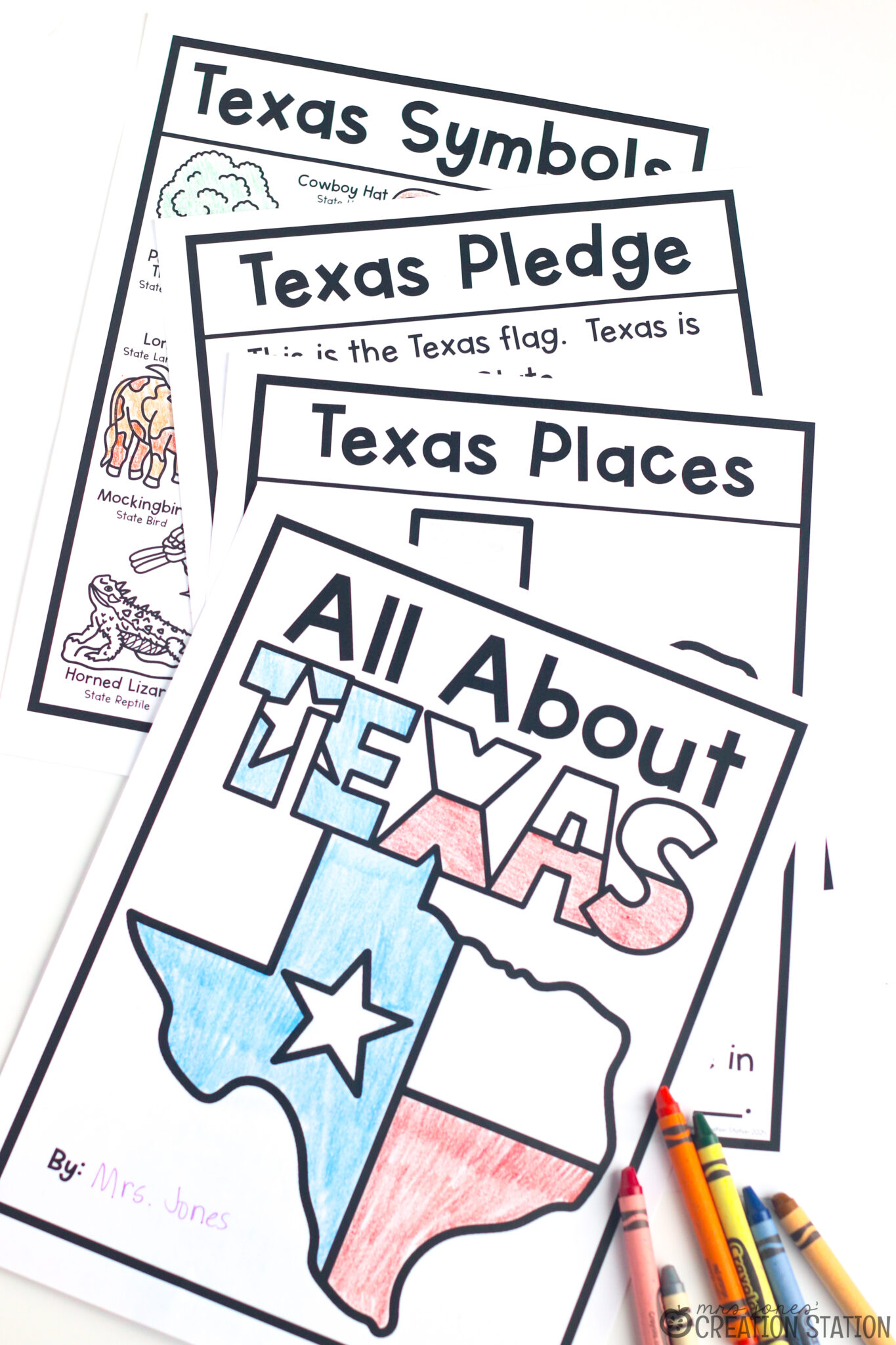 ALL ABOUT TEXAS THEMATIC UNIT - Mrs. Jones Creation Station