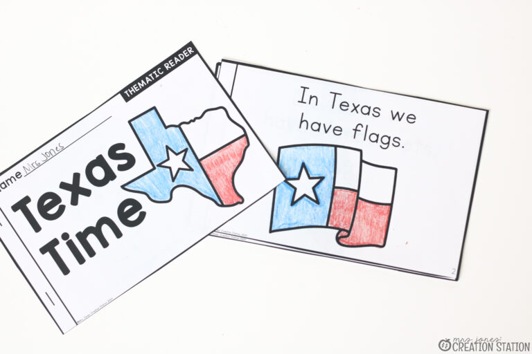 ALL ABOUT TEXAS THEMATIC UNIT - Mrs. Jones Creation Station