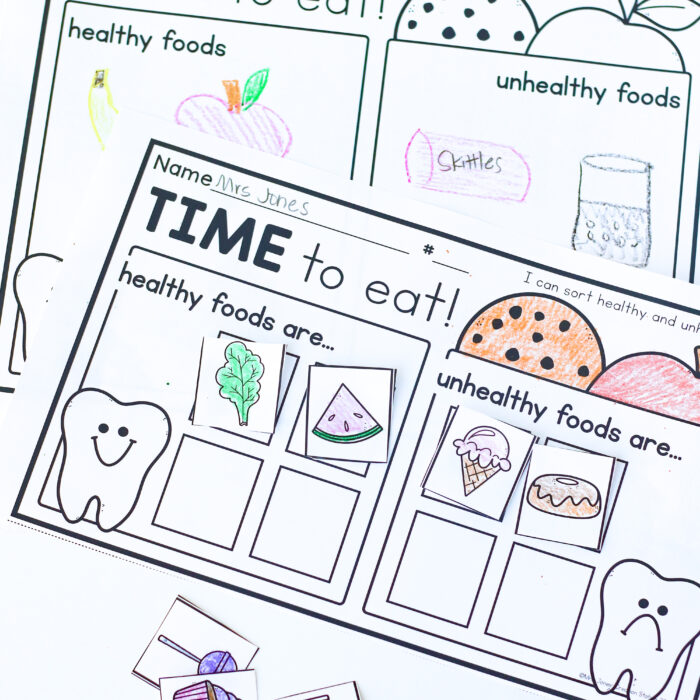 HEALTHY FOOD LEADS TO HEALTHY TEETH - Mrs. Jones Creation Station