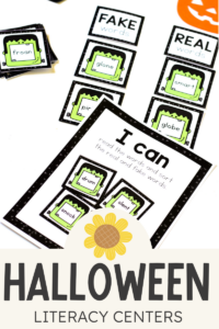 HALLOWEEN LITERACY CENTERS - Mrs. Jones Creation Station